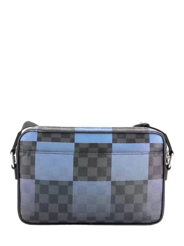 LOUIS VUITTON Alpha Messenger Bag Limited Edition Damier Graphite Giant Cross Body - Blue