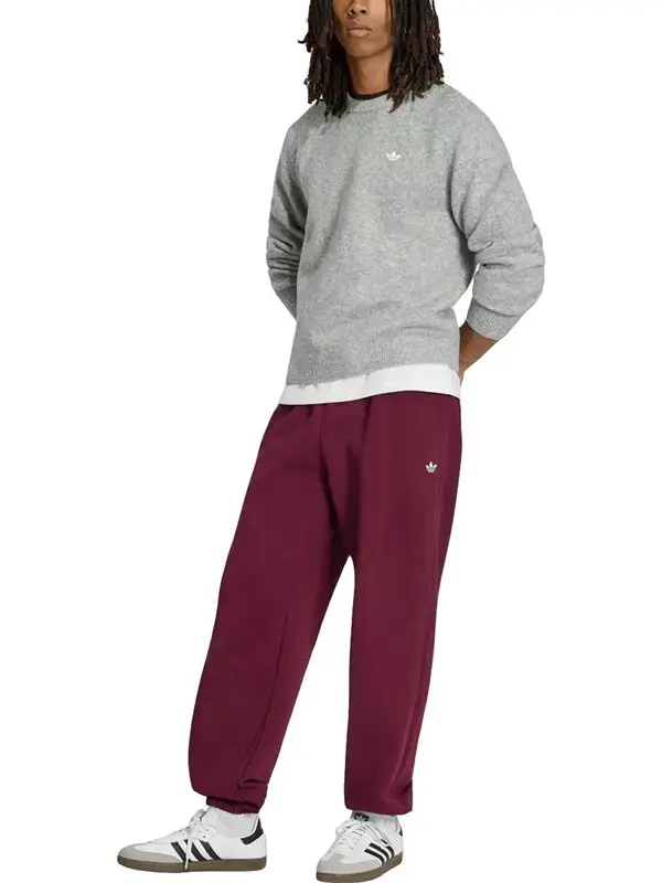 Adidas Logo-embroidered Track Pants - Red