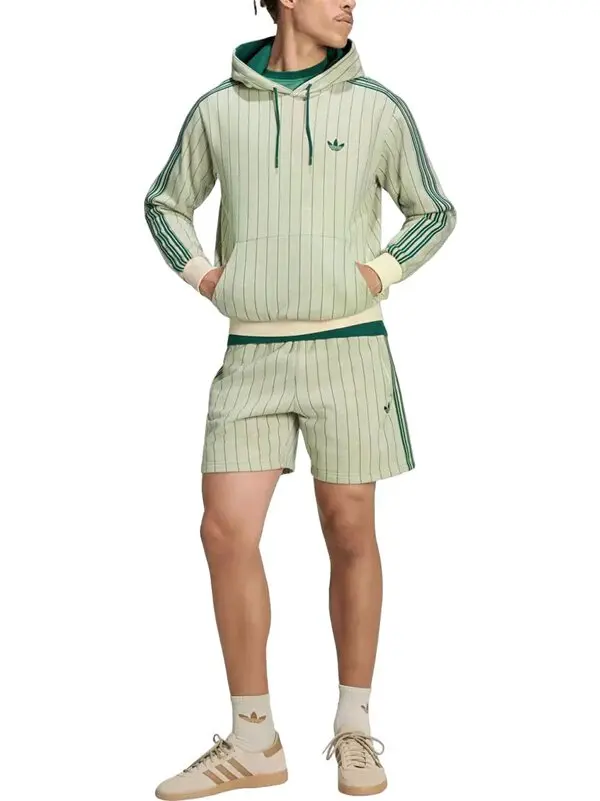 Adidas Pinstripes Hoodie - Neutrals