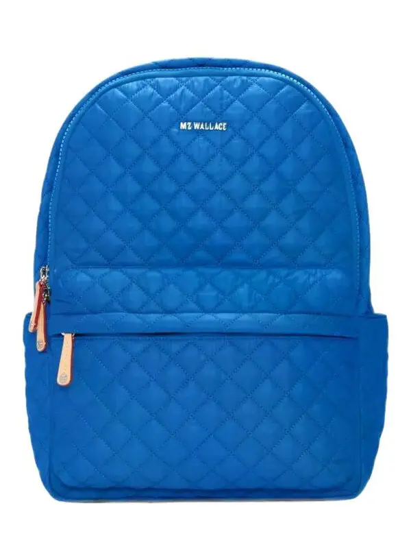 Mz Wallace Metro Quilted Backpack - Blue