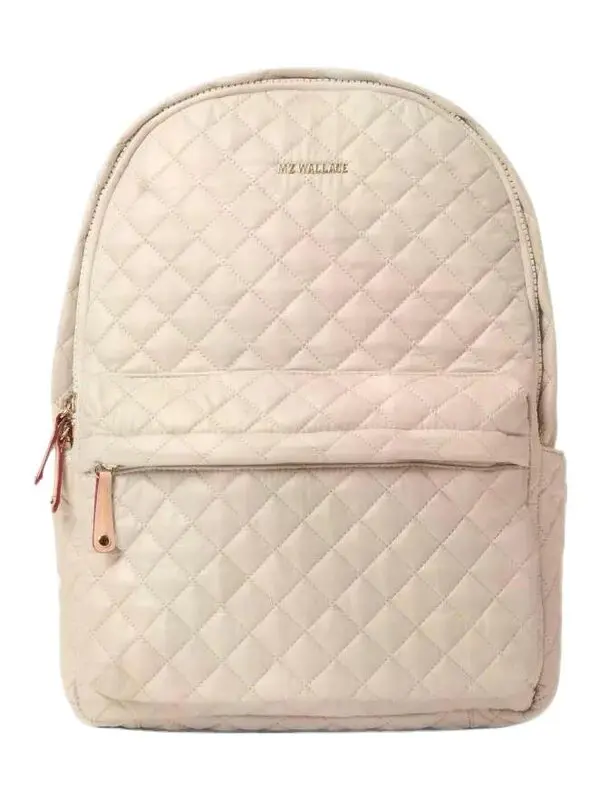 Mz Wallace Quilted Backpack - Neutrals