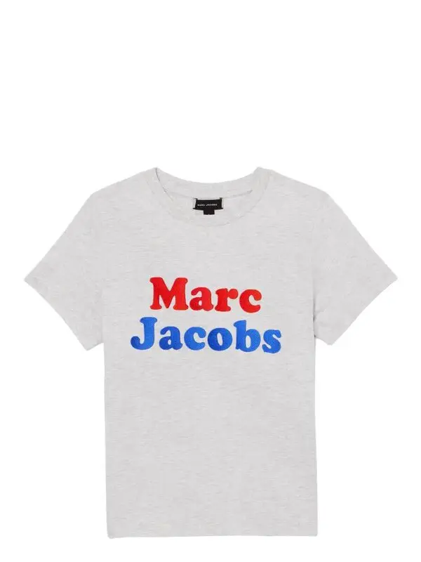 Marc Jacobs Canal St Logo-print T-shirt - Grey