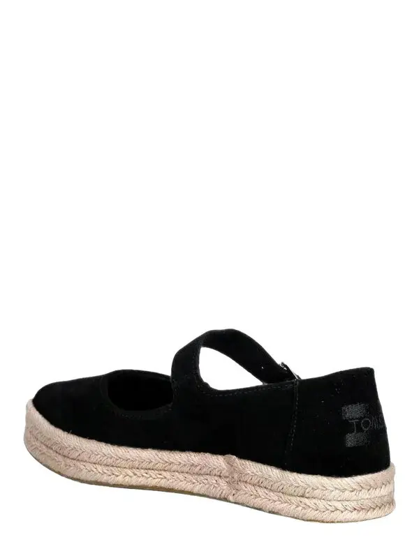 Toms Carolina Mary Jane Buckle-strap Platform Espadrilles - Black