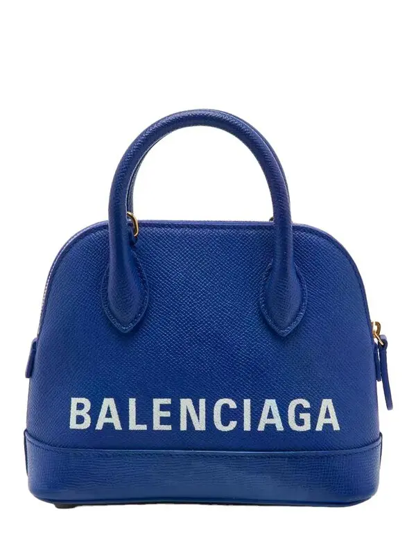 Balenciaga Xxs Ville Satchel Bag - Blue