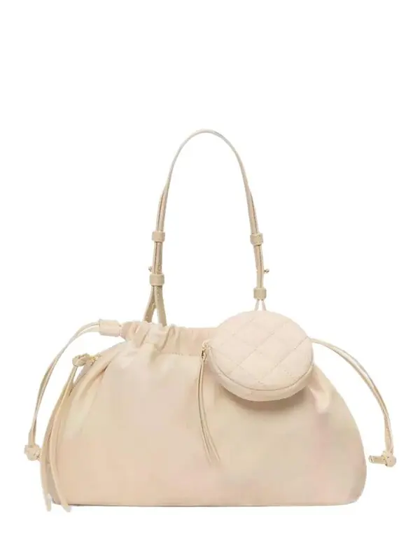 Mz Wallace Waverly Drawstring Bucket Bag - Neutrals