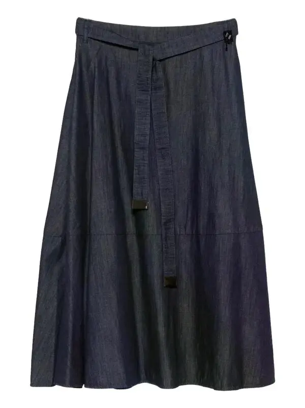 Max Mara Midi Skirt - Blue
