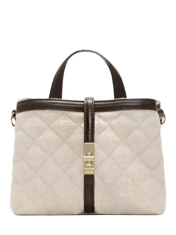 Mz Wallace Quilted Linen Tote Bag - Neutrals