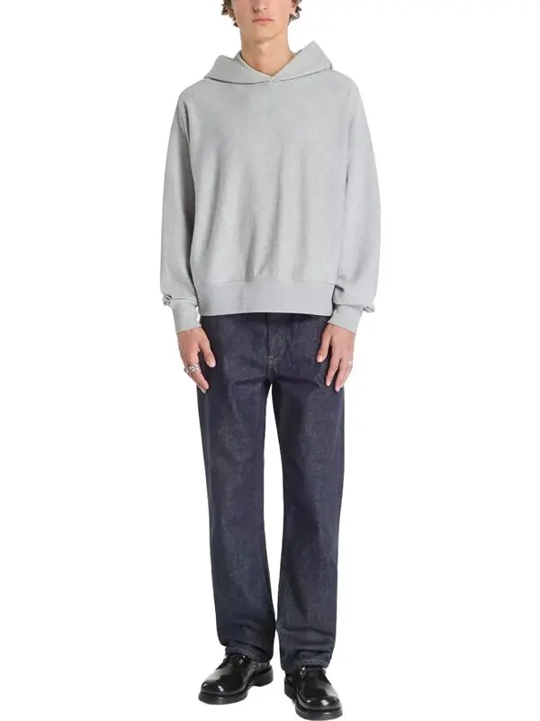 Calvin Klein Logo-embroidered Hoodie - Grey
