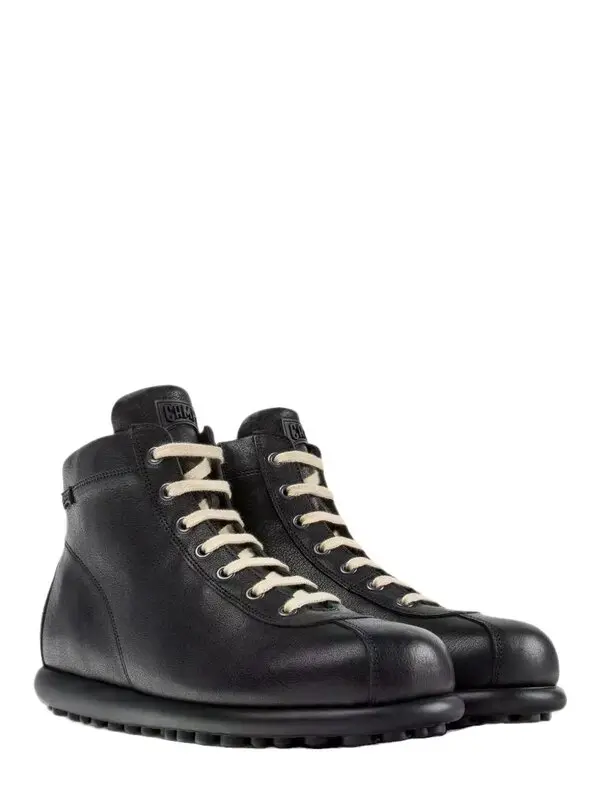 Camper Pelotas Ariel Leather Ankle Boots - Black