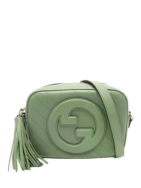 Gucci Small Blondie Cross Body Bag - Green