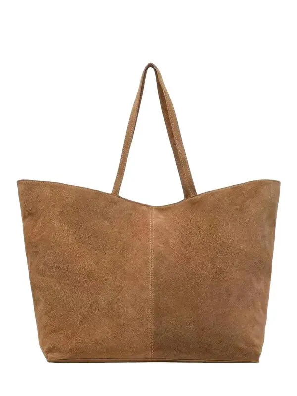 VICOLO Suede Tote Bag - Brown