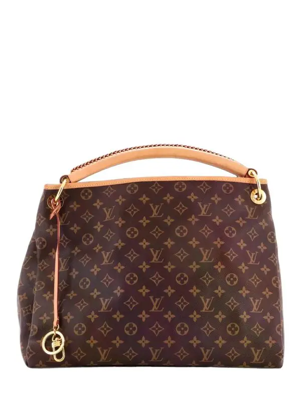 LOUIS VUITTON Artsy Handbag Monogram Canvas Mm Hobo Bag - Brown