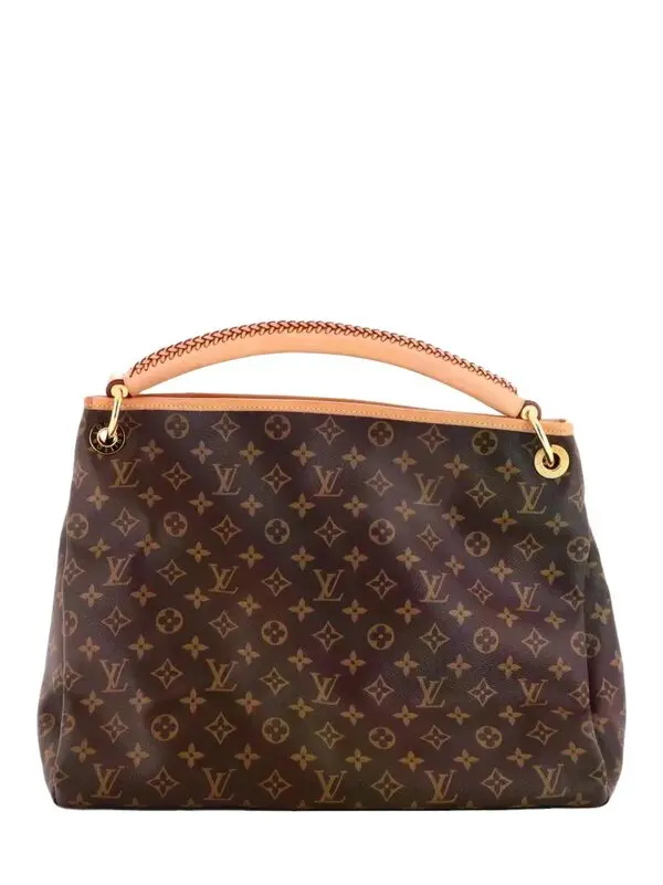 LOUIS VUITTON Artsy Handbag Monogram Canvas Mm Hobo Bag - Brown