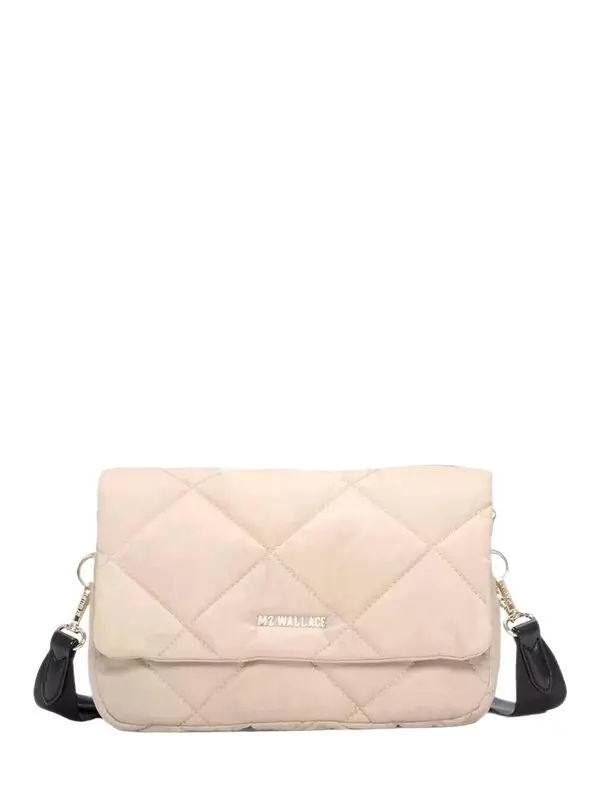 Mz Wallace Madison Quilted Shoulder Bag - Neutrals