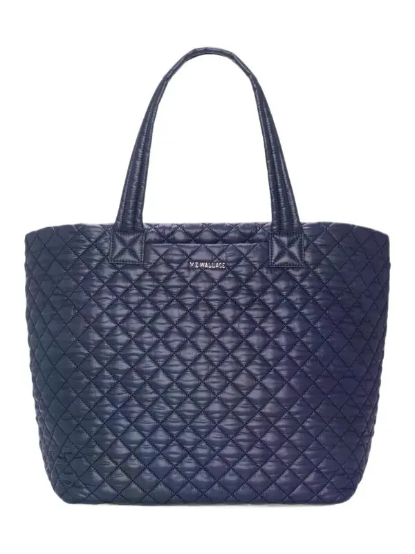Mz Wallace Large Metro Deluxe Quilted Tote Bag - Blue