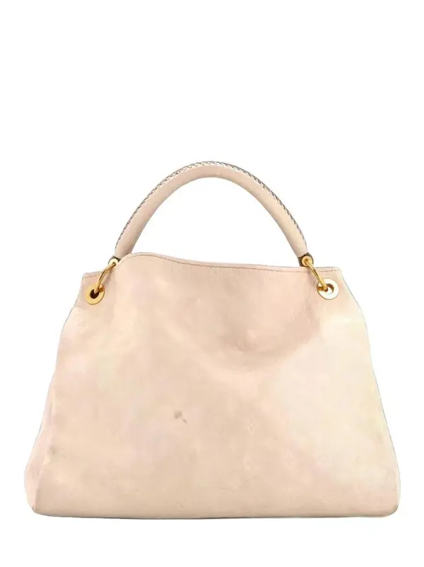 LOUIS VUITTON Artsy Monogram Empreinte Leather Mm Hobo Bag - Neutrals