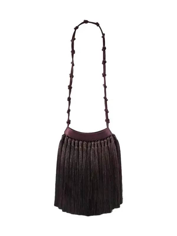 SIMONMILLER Tassel Knotty Mini Bag - Purple