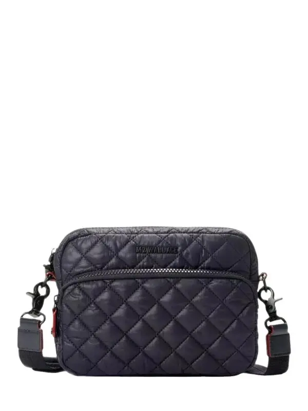 Mz Wallace Metro Quilted Camera Crossbody Bag - Black