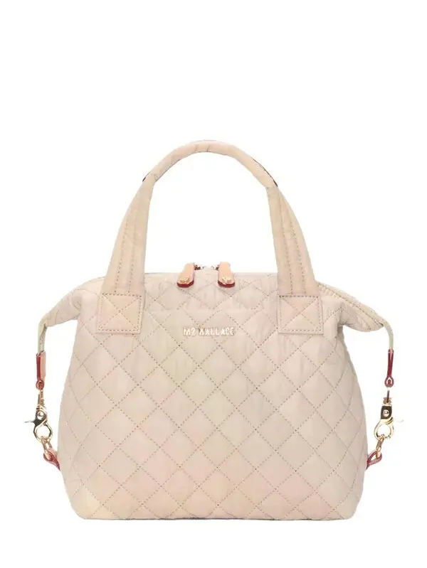 Mz Wallace Small Sutton Deluxe Quilted Tote Bag - Neutrals