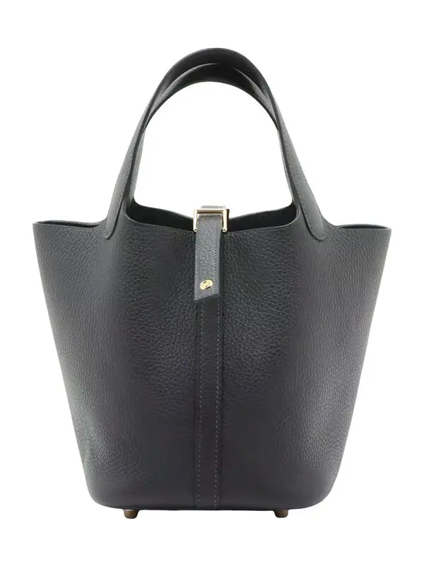 Hermès Clemence Picotin Lock Handbag - Blue