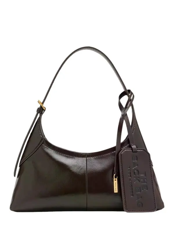 Marc Jacobs Crinkle Leather Shoulder Bag - Brown