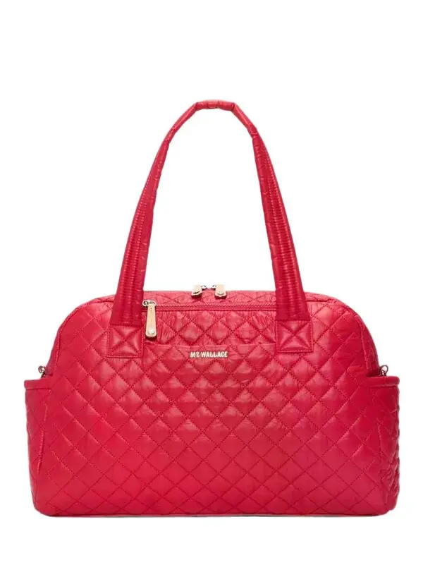 Mz Wallace Jimmy Deluxe Quilted Duffle Bag - Red