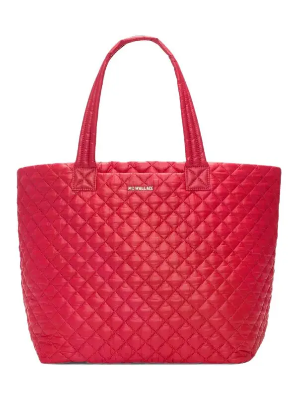 Mz Wallace Large Metro Deluxe Quilted Tote Bag - Red