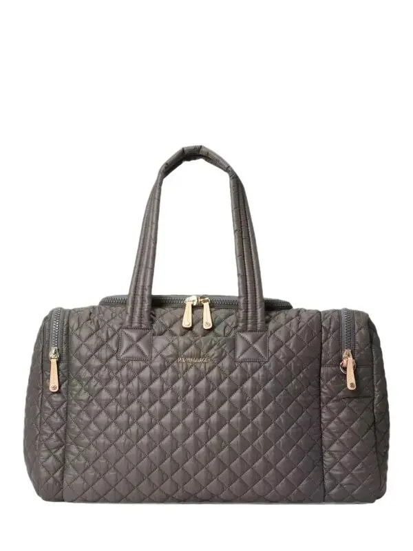 Mz Wallace Quilted Holdall Bag - Grey