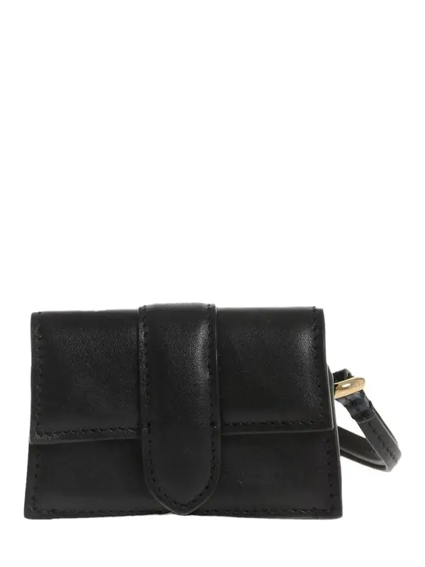 Jacquemus The Bambino Flap Case - Black