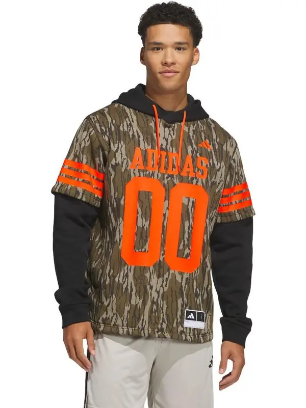 Adidas X Mossy Oak Hooded Jersey - Multicolor