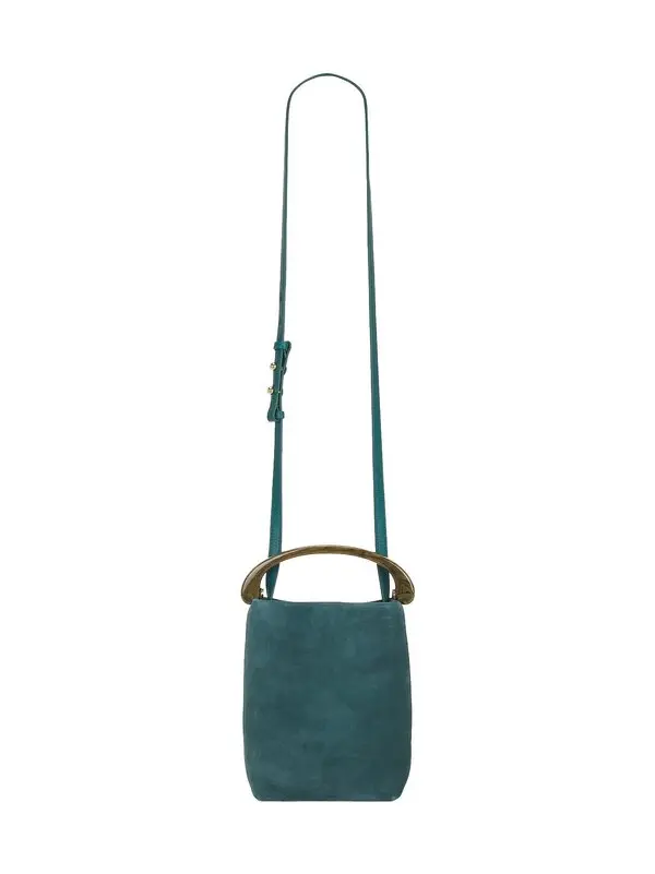 Dries Van Noten Resin Handle Crossbody Bag - Turquoise