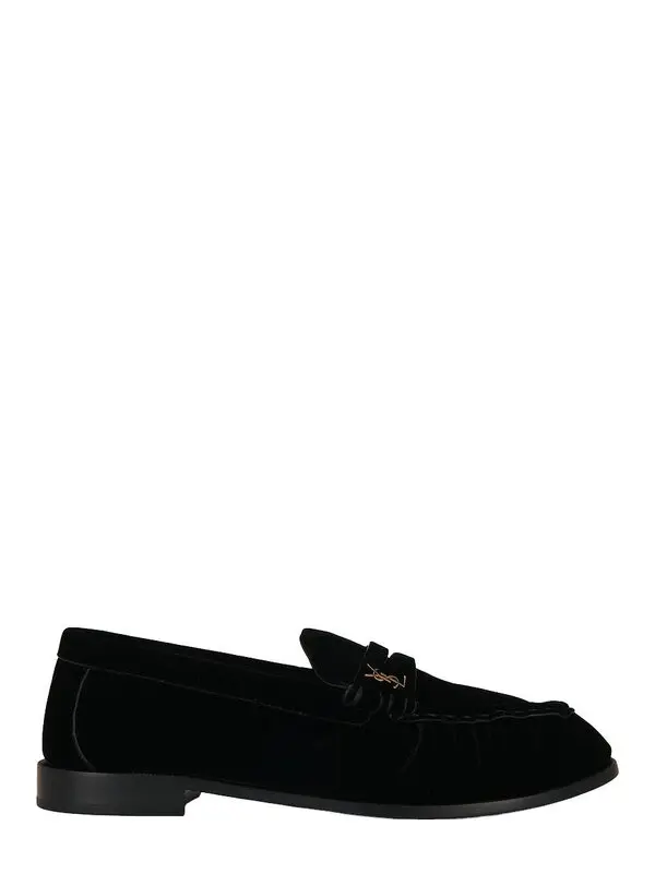 Saint Laurent Supple Pin Loafer - Noir