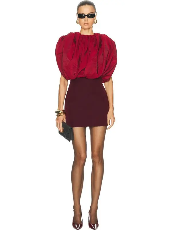Magda Butrym Sleeveless Mini Dress - Red