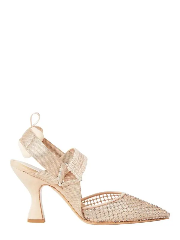 Fendi Colibrì Slingback Pumps - Pink
