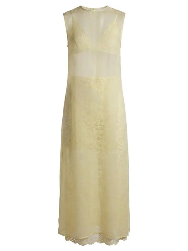 TOHEN Anouk Three Piece Midi Dress Set - Yellow