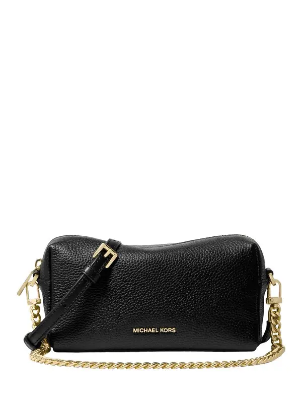 Michael Kors Bryant Small Pebbled Leather Crossbody Bag - Black