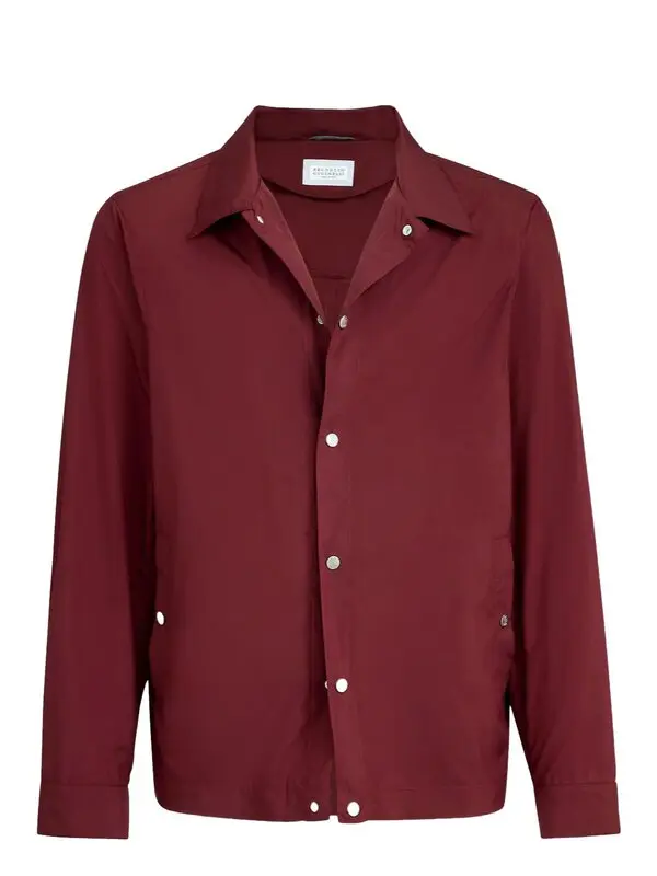 Brunello Cucinelli Buttoned Jacket - Red