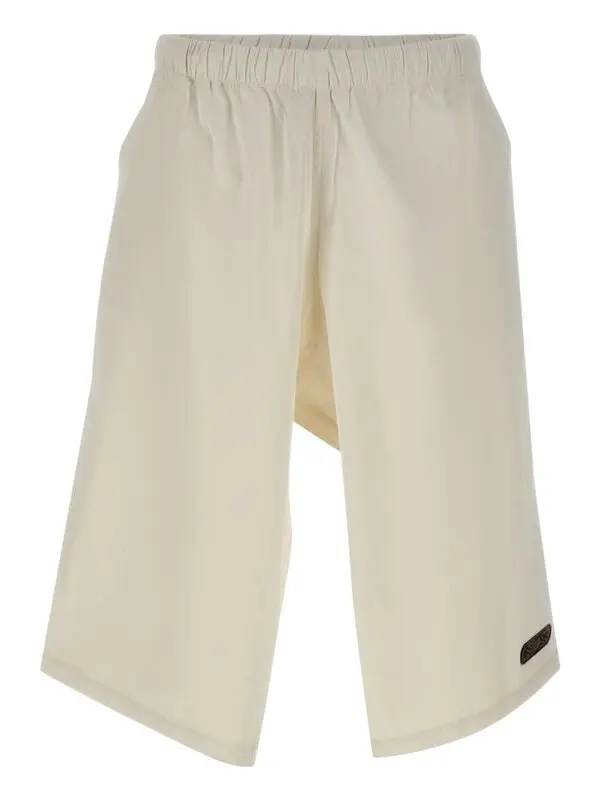 PDFCHANNEL Pdf Slouch Wide-leg Shorts - Sand-colored