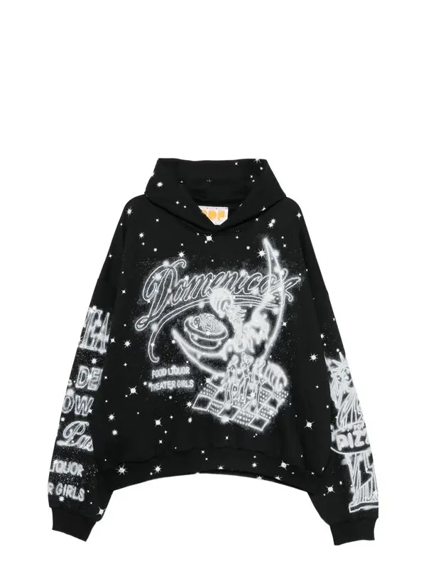 PDFCHANNEL Graphic-print Cotton Hoodie - No
