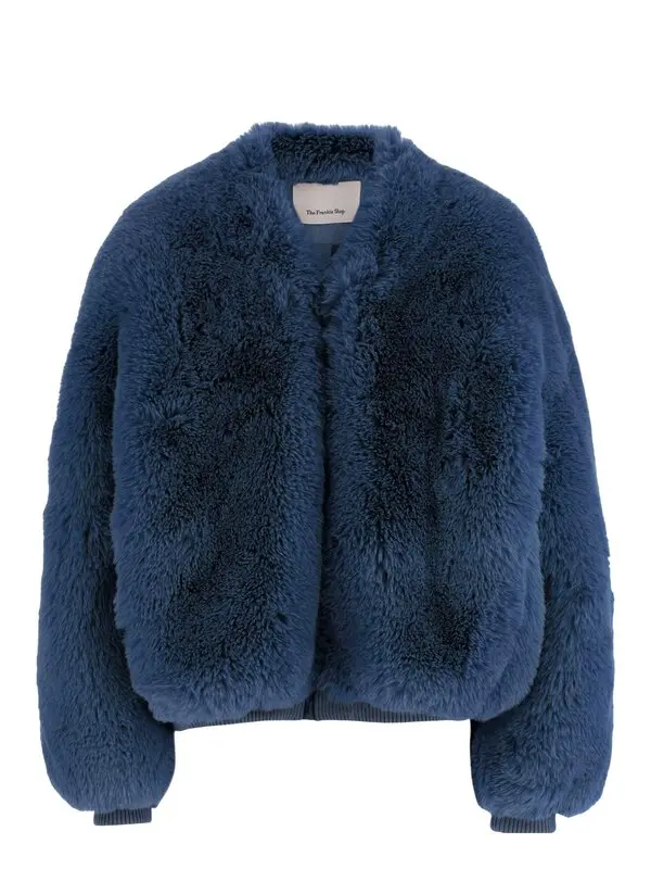 THE FRANKIE SHOP Long-sleeve Casual Jacket - Navy