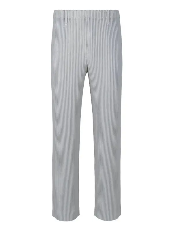 Issey Miyake Tailored Pleated Pants - Grey