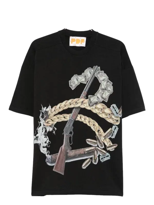 PDFCHANNEL Graphic-print T-shirt - Black