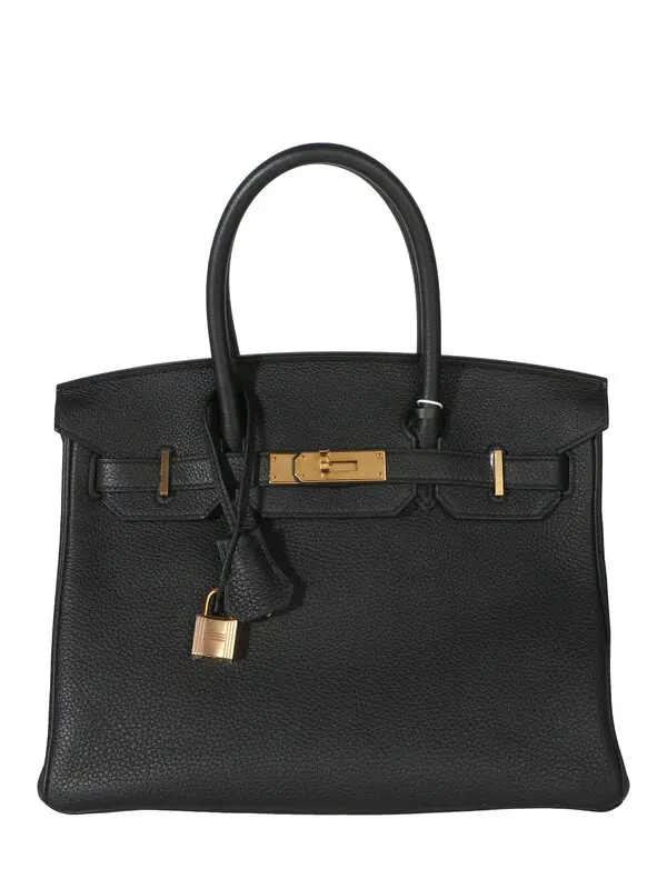 Hermès Togo Birkin Top Handle Bag - Black