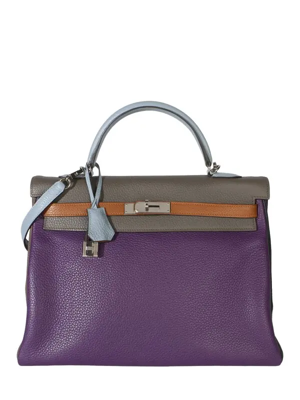 Hermès Clemence Arlequin Retourne Kelly - Multicolor