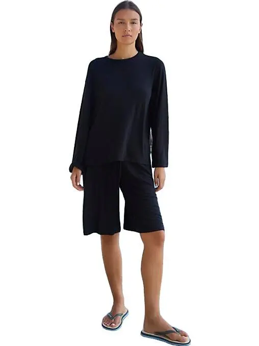 Free People Good Feels Harley Short Set - Black