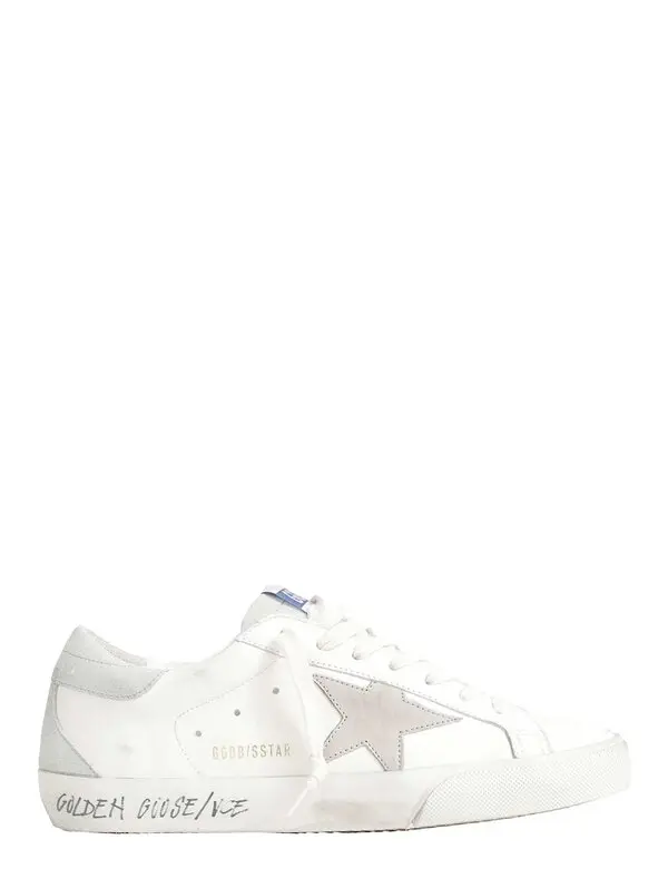 GOLDEN GOOSE Super-star Leather Sneakers - White