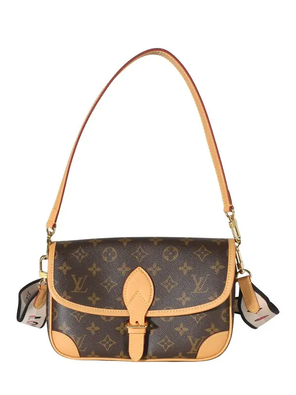 LOUIS VUITTON Monogram Canvas Diane Shoulder Bag - Brown