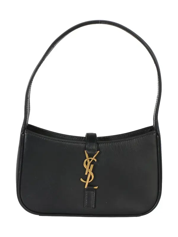 Saint Laurent Smooth Calfskin Le 5 A 7 Hobo - Black
