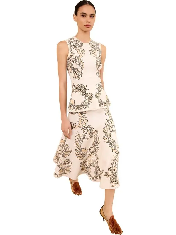 Ulla Johnson Nadira Jacquard Top - Chamomile