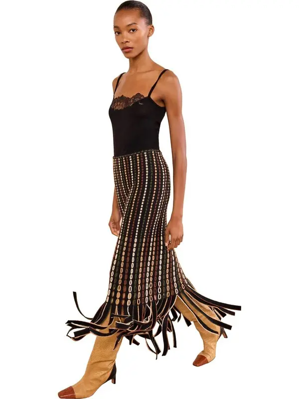 Ulla Johnson Ineze Knit Skirt - Noctis